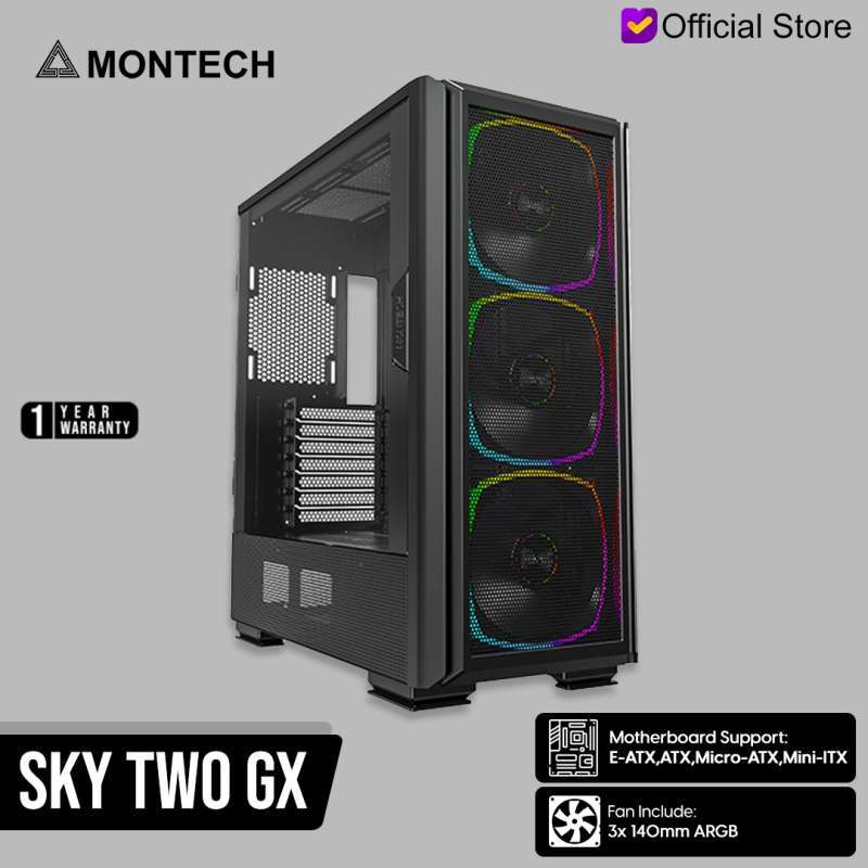 Jual Montech Sky Two Gx Mid Tower E-atx Case Di Seller Gamer's Outpost - Mangga Dua Selatan ...