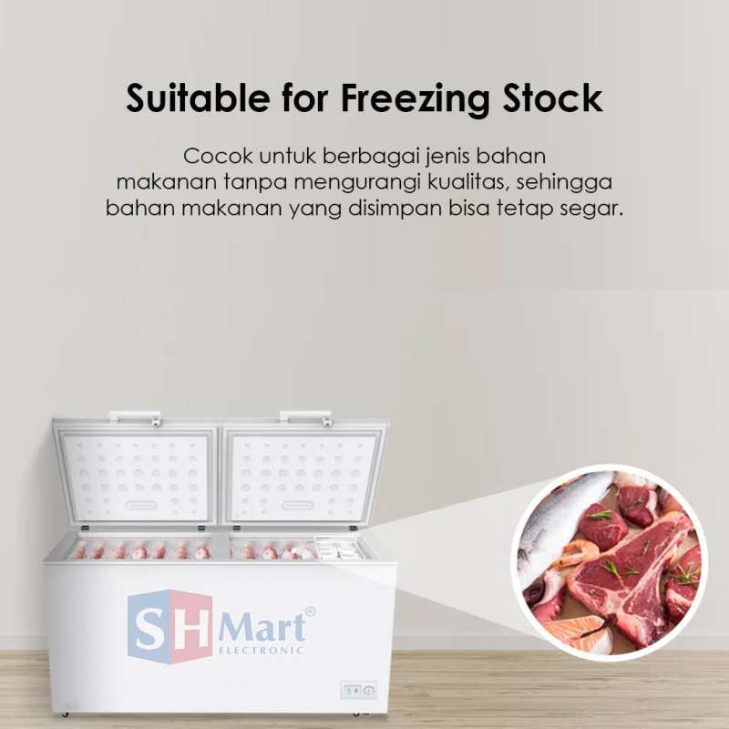 Jual Chest Freezer Tcl Kapasitas 600 Liter Tcf-600yid Freezer Box Led ...
