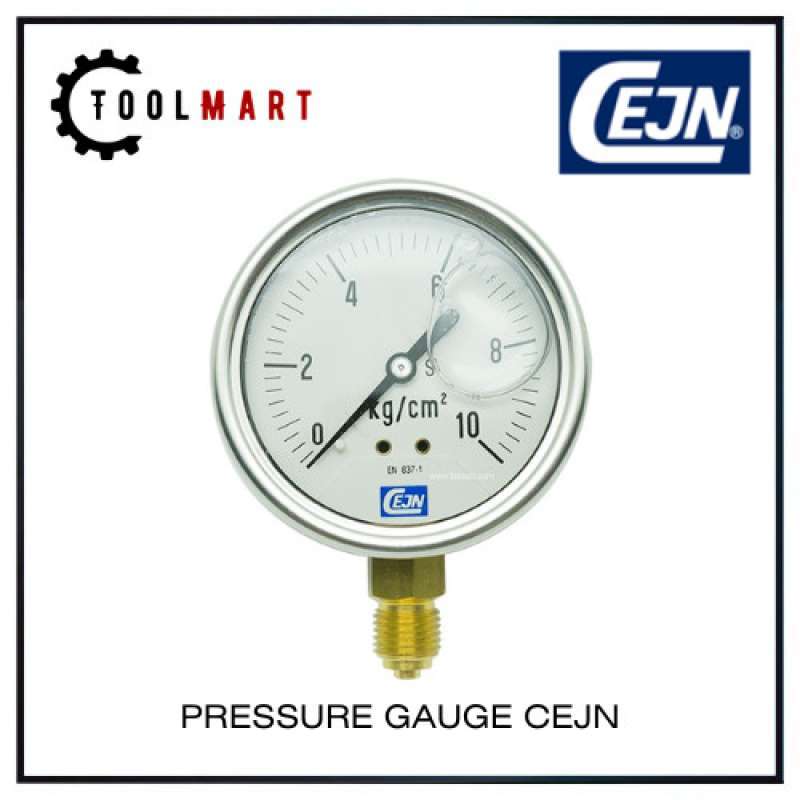 Jual Pressure Gauge Cejn 10 25 60 100 250 400 600 1500 Kg/cm2 Kg/cm2 ...