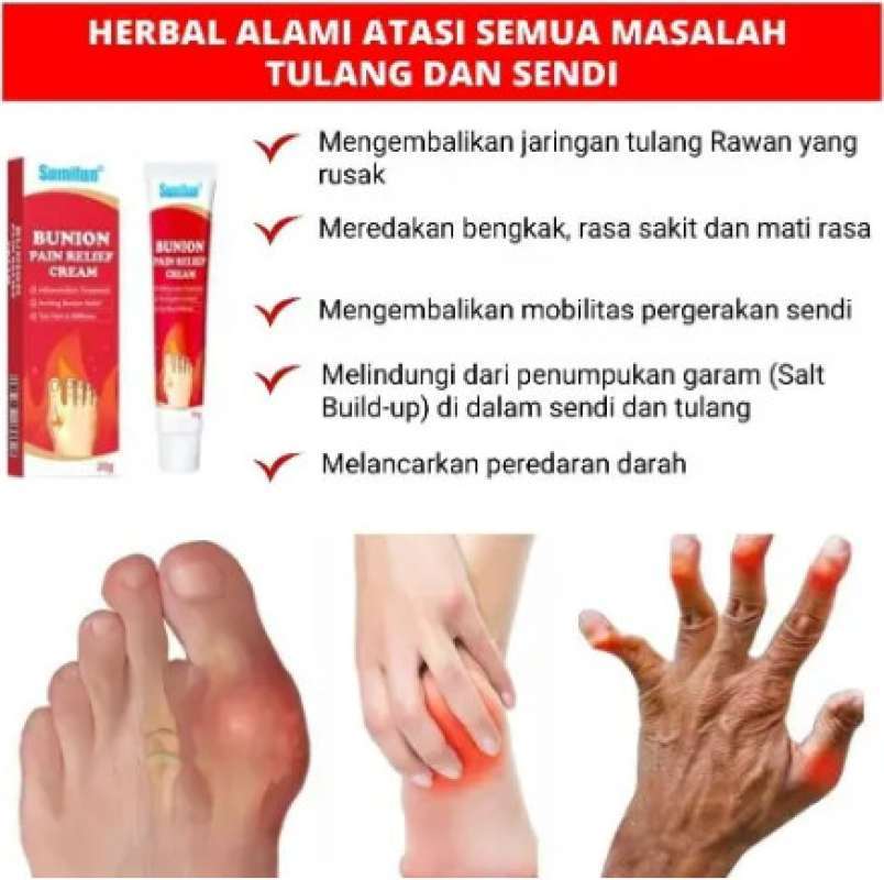 Promo Bunion Pain Relief Cream Obat Bengkak Pada Jempol Kaki Nyeri ...