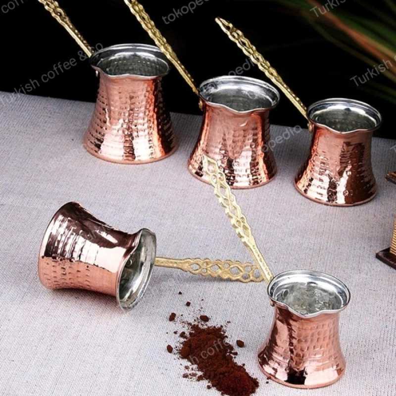 Jual Turkish Coffee Pot / Ibrik /cezve Tembaga Asli Turki 100 Ml ...