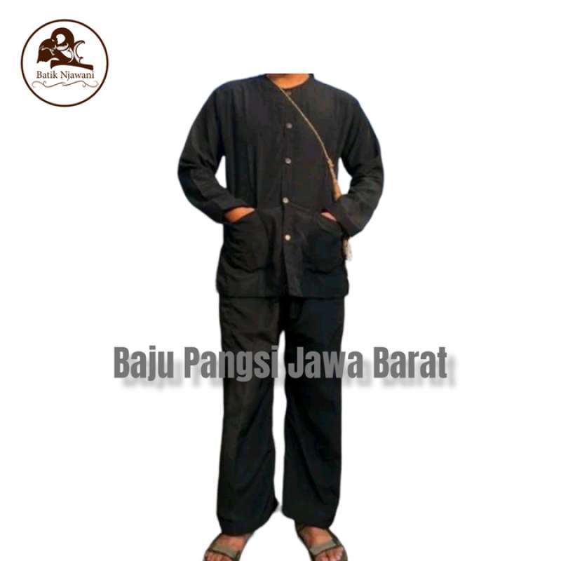 Jual Baju Pangsi Dewasa Gratis Iket Sunda Pakaian Adat Sunda Jawa Barat ...