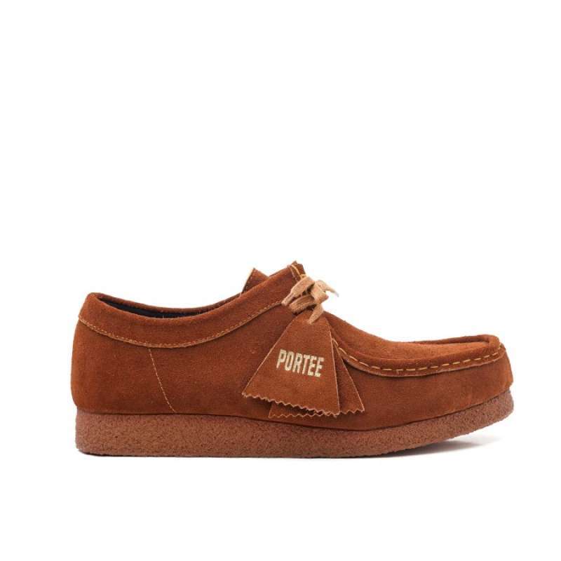 Jual Sepatu Kulit Pria Portee Goods Pebble Suede All Tan - 44 Di Seller ...