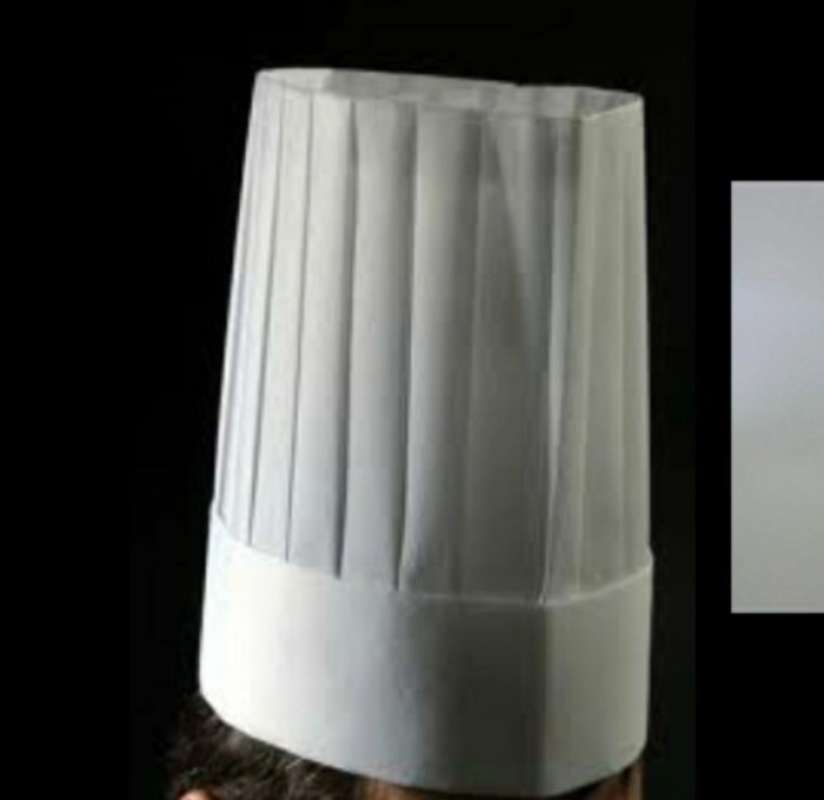 Jual Topi Koki Katun Panjang Gs 058141/chef Hat Kain Di Seller Aghanim ...