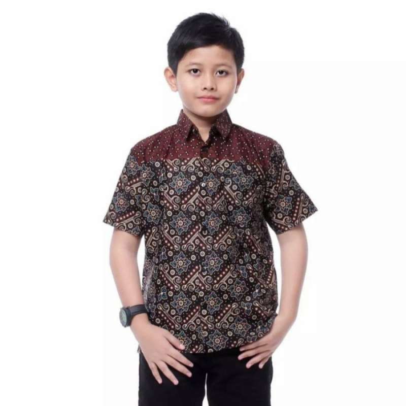 Jual Baju Batik Couple Keluarga Motif Mataram - Sarimbit Batik Keluarga ...