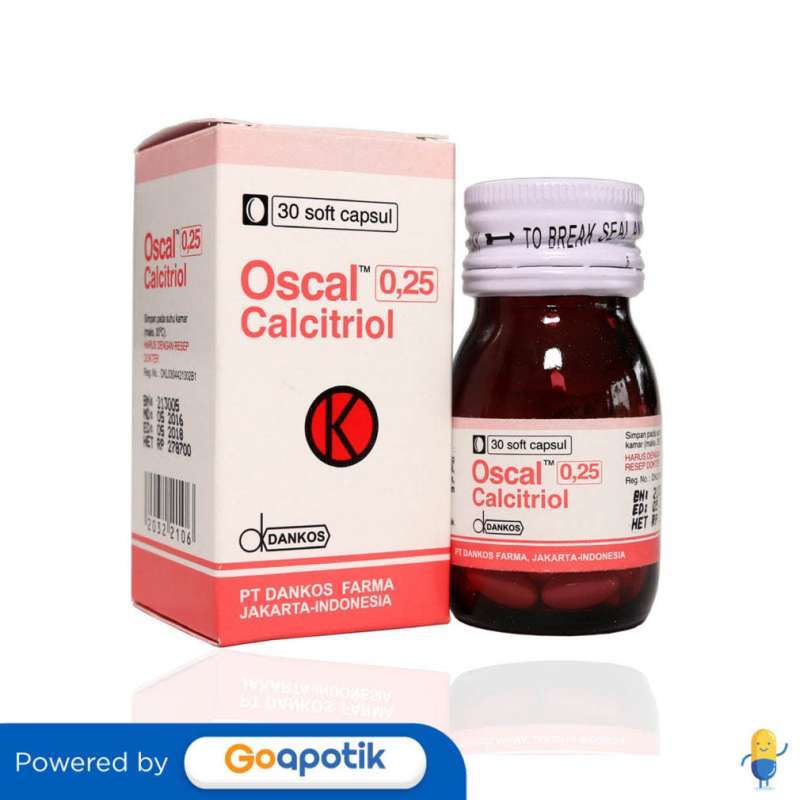 Jual Oscal 0.25 Mcg Botol 30 Kapsul Di Seller Apotek Dunia Farma Medika ...
