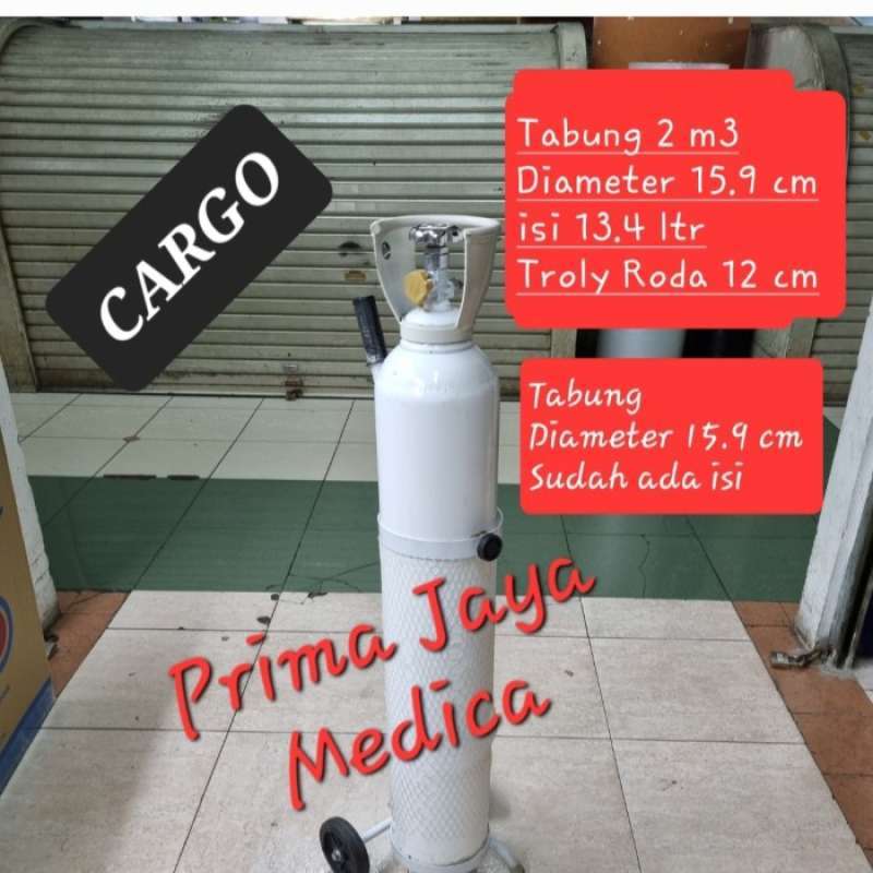 Promo Tabung Oksigen 2 M3 Set 2 In 1 (tabung, Dan ) Luar Kota Diskon 23% Di Seller Albeta Store ...