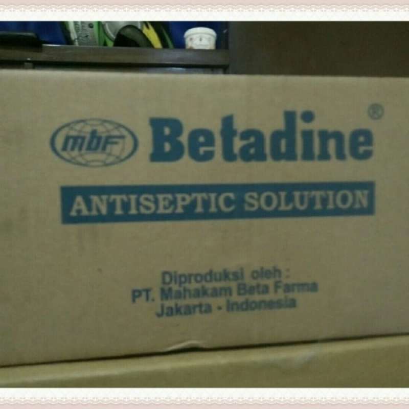 Promo Betadin 5 Ml 1 Karton Isi 12 Lusin Diskon 23% Di Seller Albeta ...