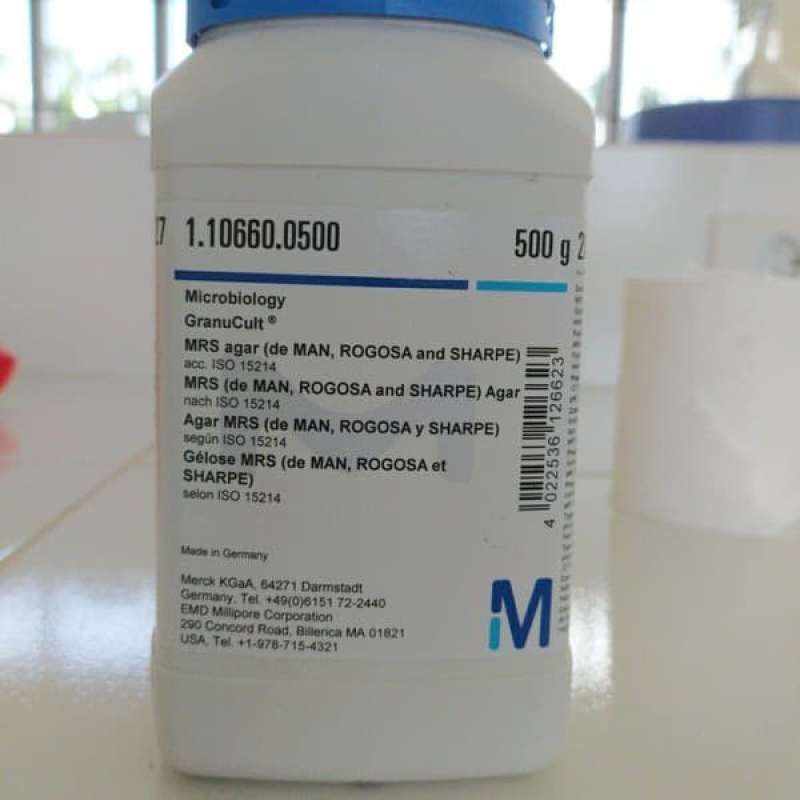Promo Merck 1.0660.0500 Mrs Agar Lactobacillus Agar/microbiology Diskon ...