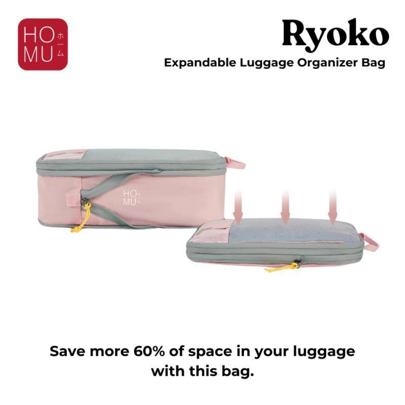 Jual Homu Ryoko Set 3 In 1 Expandable Luggage Travel Bag Organizer Tas ...