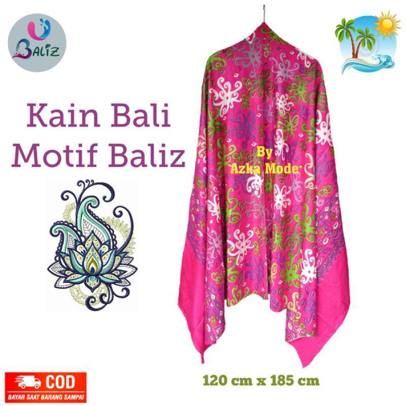 Jual Kain Bali Pantai/kain Bali Motif Baliz Jumbo/kain Bali Pantai ...