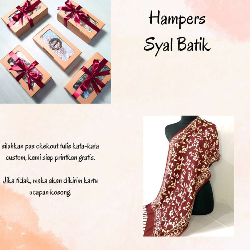 Jual Souvenir Oleh Oleh/kenang Kenangan Gift Khas Indonesia Syal Batik ...