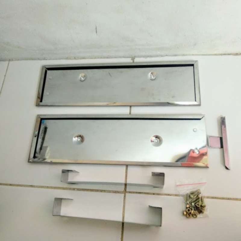 Jual Tatakan Plat Nomer Mobil Model Pejabat Slip Samping 46 Cm All New ...