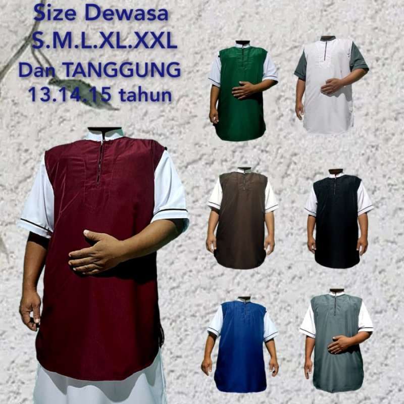 Promo Best Rompi Sholat Rosal Sholat Rosal Pria Rompi Santri Premium ...