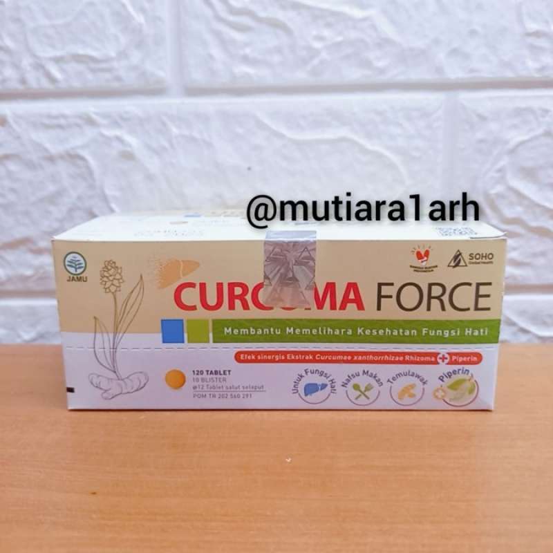 Promo Curcuma Force Isi 120 Tab Diskon 23% Di Seller Arjunas Store ...