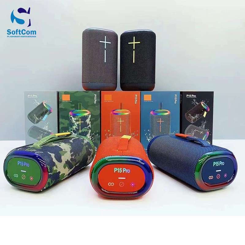 Jual Bluetooth Wireless Speaker P15pro Rgb - Clear / Bass - Blue Di Seller Softcom Official ...