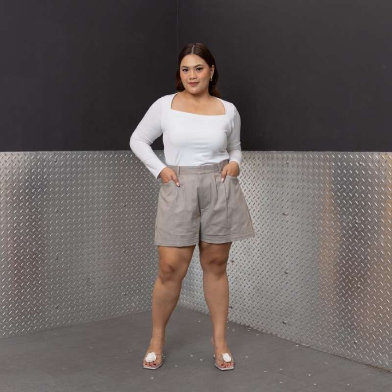 Jual Tutuloph - Bonnie Short Pants | All Size Plus Oversize Jumbo Big ...