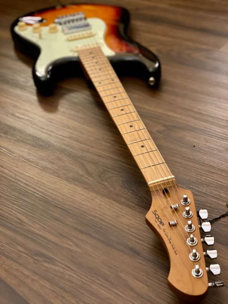 Jual Sqoe Sest600 Hss Roasted Maple Series In Three Tone Sunburst Di ...
