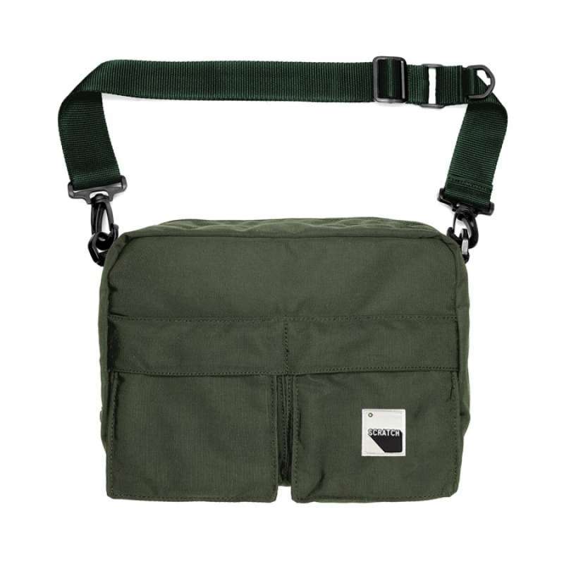 Promo Scratchline Rectan Slingbag Olive Tas Selempang Pria Dan Wanita Diskon 10% Di Seller Al3xa ...