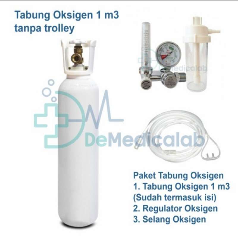 Promo Tabung 1m3 Plus Isi Siap Pakai Dan Regulator Termasuk Selang ...