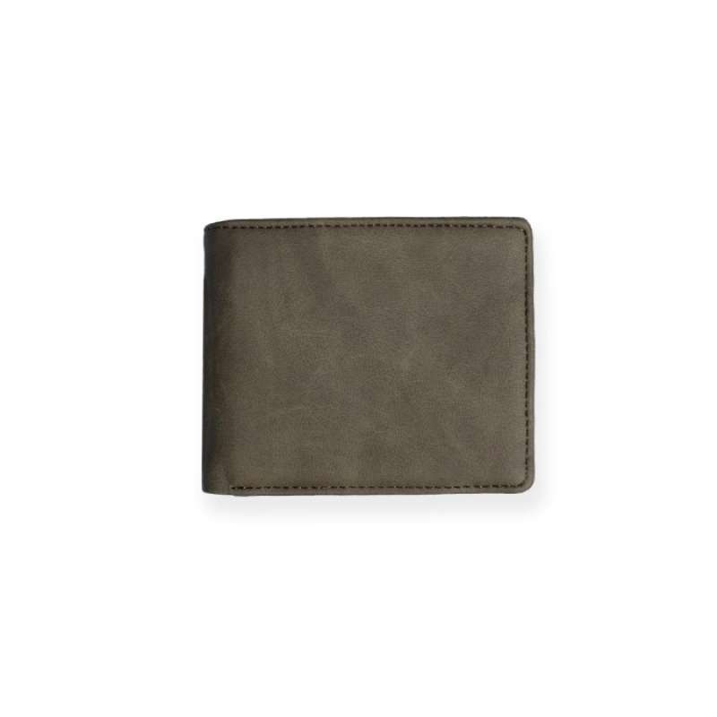 Promo Bifold Wallet Dompet Polos Pria Premium - - Mink Grey 7ann Diskon ...