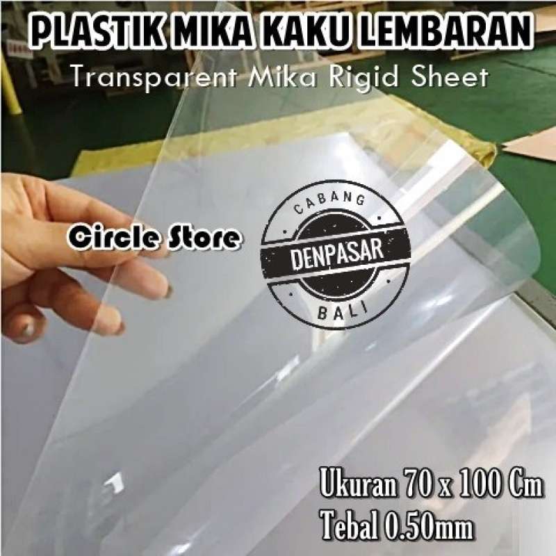Promo Plastik Mika Kaku Kaca Es Pvc Frosted 70cm X 100cm Tebal 0.5mm ...