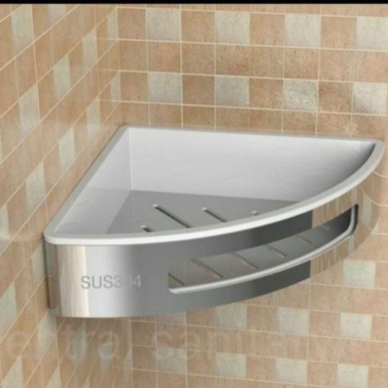 Promo Rak Sabun Sudut Stainless Sus 304 / Rak Sudut Stainless Serba ...