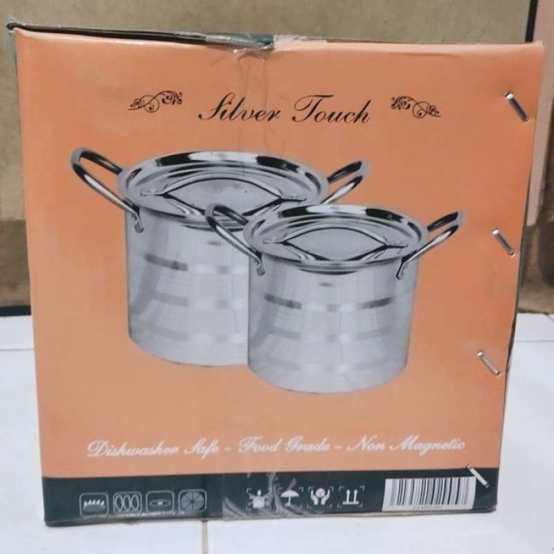 Promo Panci Stainless Mini Stock Pot Golden Horse Isi 2pc Diskon 23% Di ...