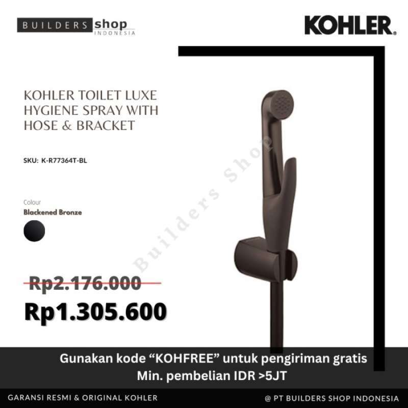 Promo Kohler - Luxe Hygiene Spray Blackened Bronze K-r77364t-2bl Diskon ...