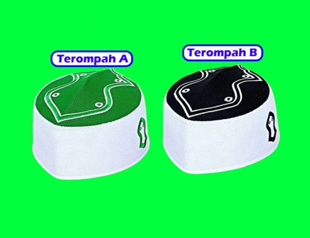 Promo Peci Haji Terompah Logo Nu Kopah Malaysia Spesial Border - Uk.5 ...