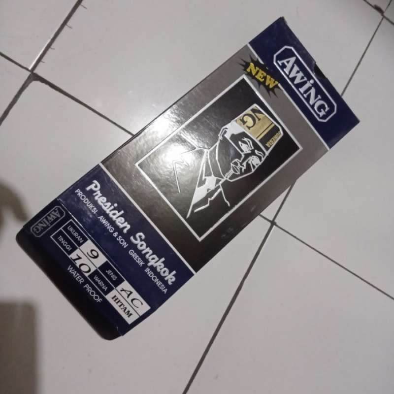 Promo Awing New Ac - Hitam Tinggi 10, Ukuran 9 Diskon 23% Di Seller ...