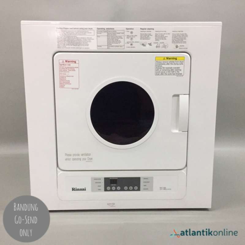 Promo Pengering Baju Gas Dryer 6kg Rinnai Rdt-600ind Rdt-600 Rdt600 ...