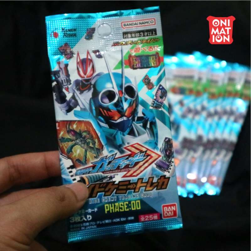 Promo Pack Ride Chemy Trading Card Phase 00 / 01 Kamen Rider Gotchard Bandai - Pack Phase 00 ...