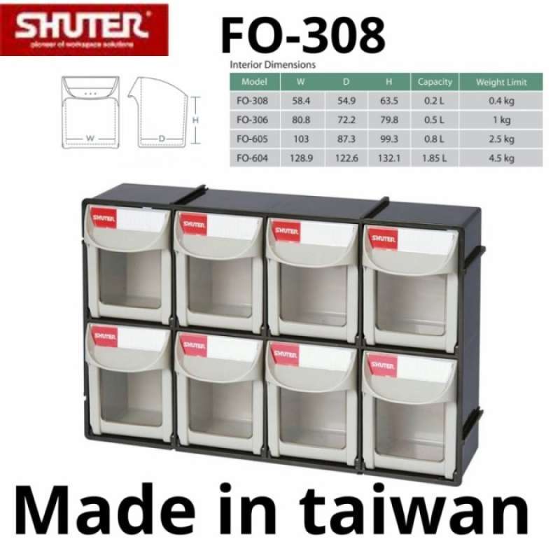 Promo Kotak Mini Multi Fungsi Fo-308 Shuter Flip Out Bins Terbaik Diskon 33% Di Seller Smartans ...