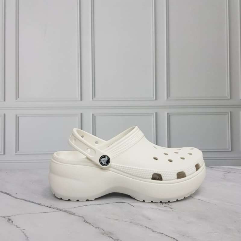 Jual Sandal Crocs Classic Platform Clog Wanita 6cm - 39 Cream Di Seller Winter - Cengkareng ...