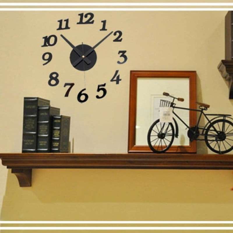 Promo Diy Wall Clock 30-50cm Diameter Jam Dinding Vintage Unik Rumah ...