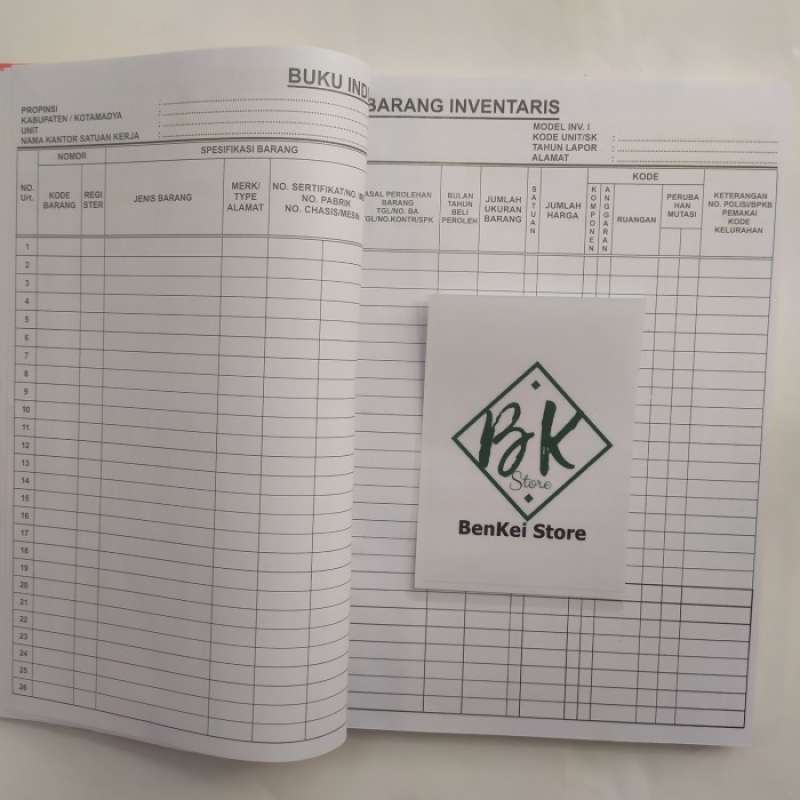 Promo Buku Induk Barang Inventaris // Administrasi Sekolah Terbaru ...