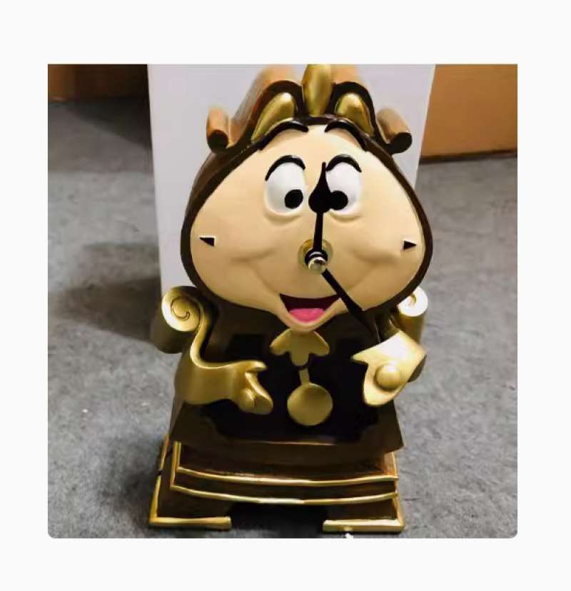 Promo Disney Beauty And The Beast Cogsworth Mr Clock 24cm Action Figure ...