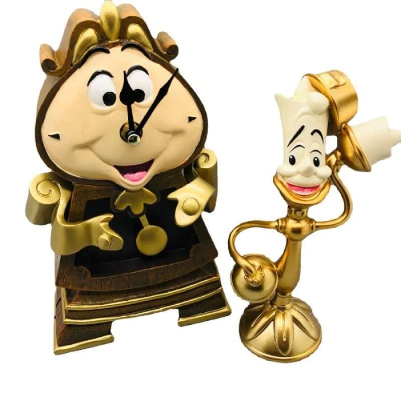 Promo Disney Beauty And The Beast Cogsworth Mr Clock 24cm Action Figure ...