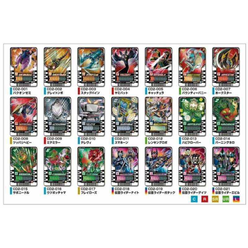 Promo Kartu Dx Kamen Rider Gotchard : Ride Chemy Trading Card Wafer 02 ...