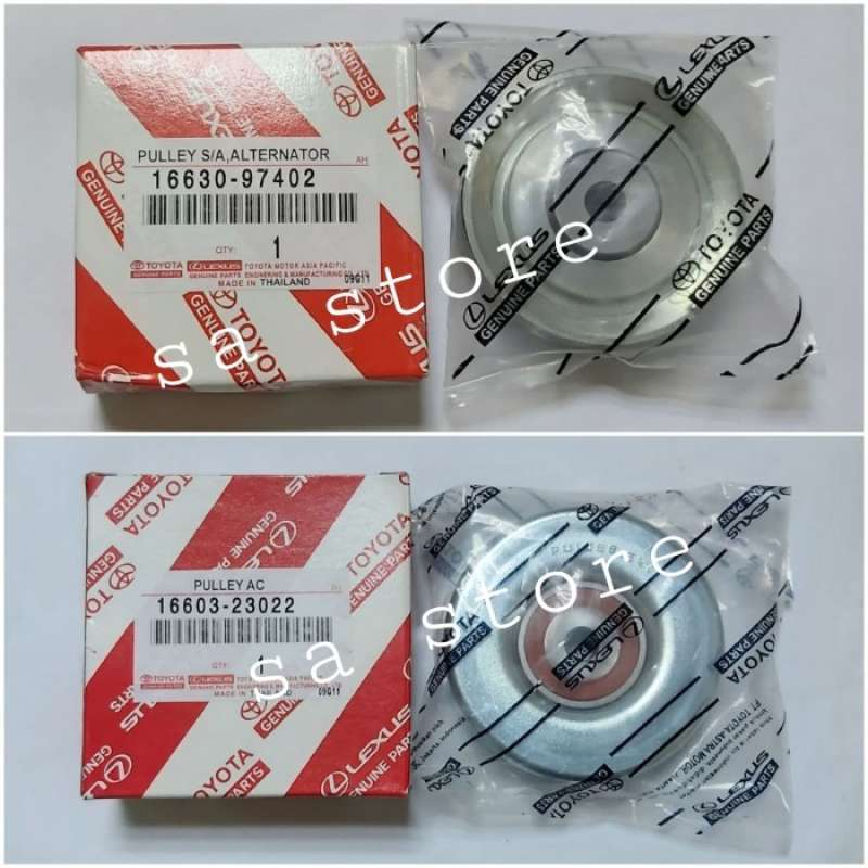 Promo Pully Ac Dan Pully Alternator Set Toyota Avanza Diskon 23% Di ...