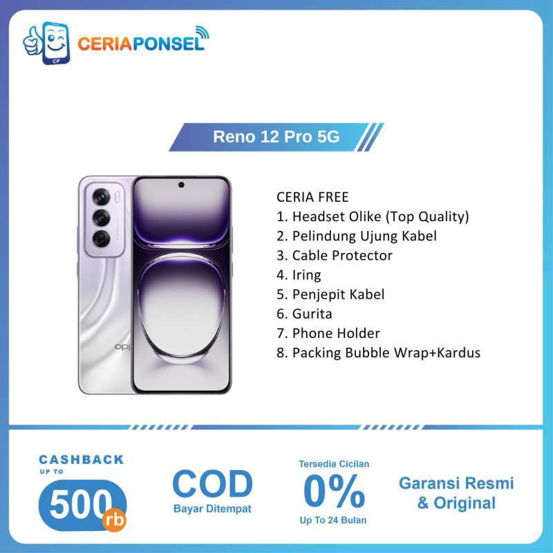 Promo OPPO Reno 12 Pro 5g 12/512gb Mediatek Dimensity 7300 Energy (4 Nm ...