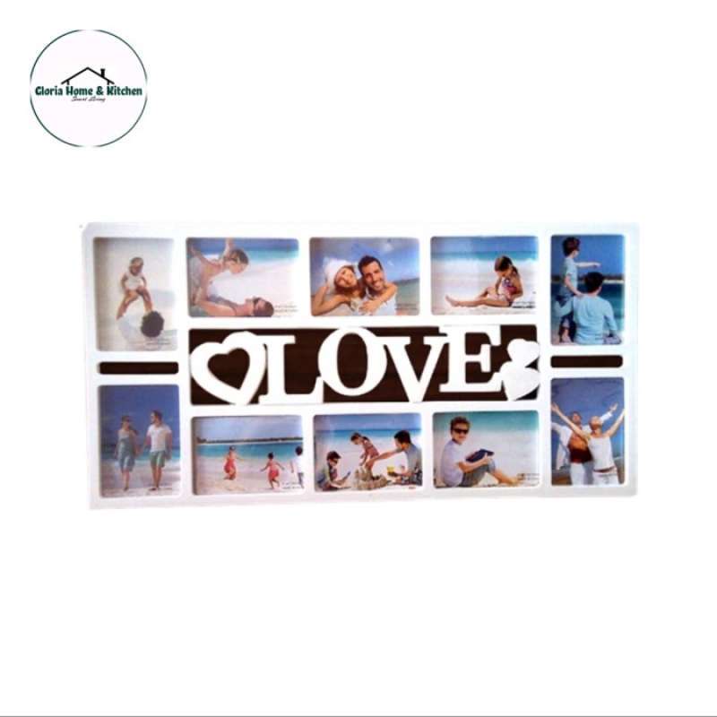 Jual Frame Foto Dinding Minimalis / Set Bingkai Foto Keluarga / Figura ...