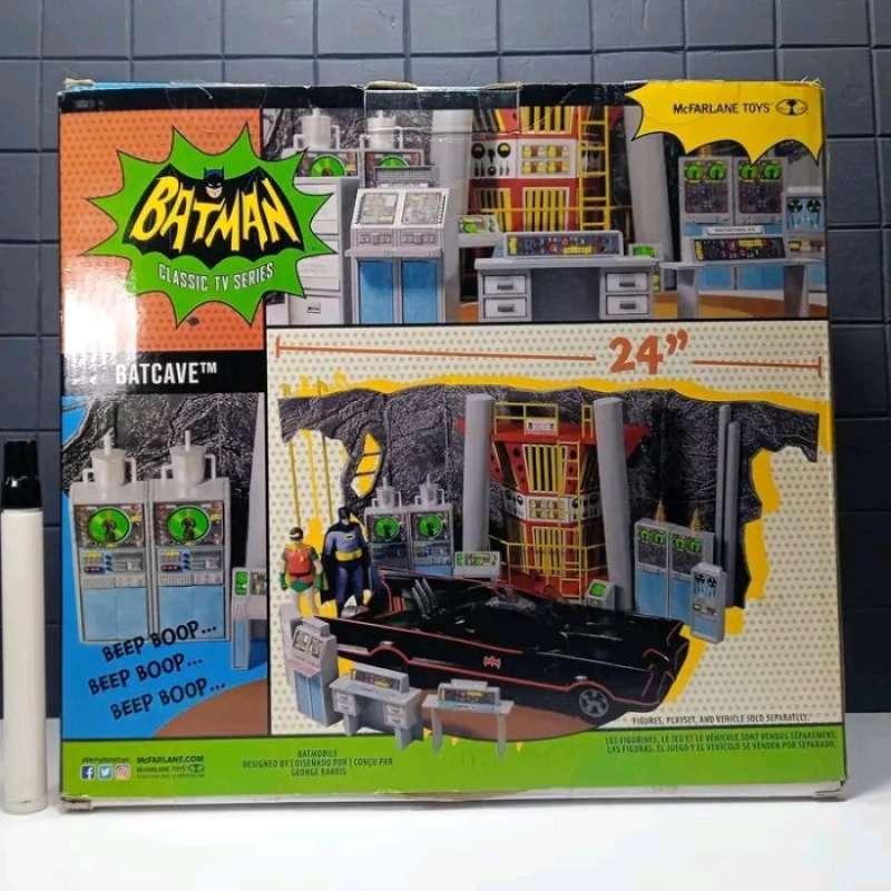 Promo Mainan Set Diorama Batcave Batman Tv Series By Mcfarlane Skala ...