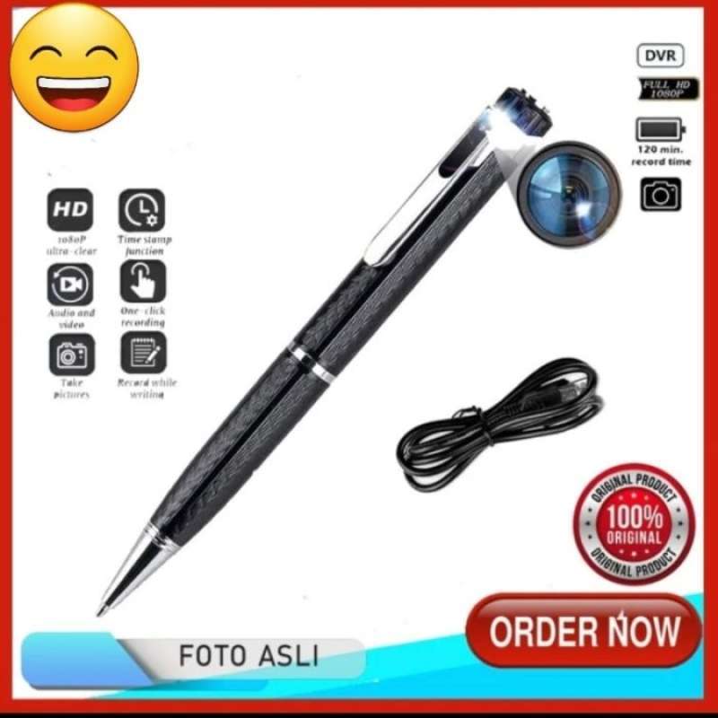 Promo Spy Camera Pulpen V8 Hd 1080p Kamera Pen Diskon 23% Di Seller ...