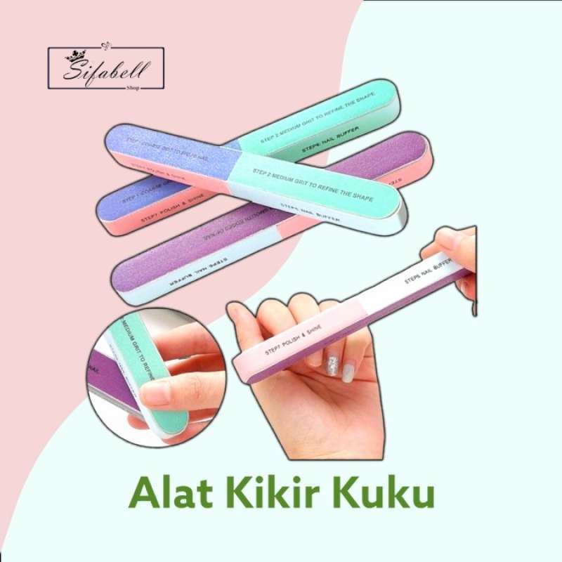 Jual Alat Kikir Kuku Penghalus Kuku Nail Buffer Manicure Pedicure 7 ...