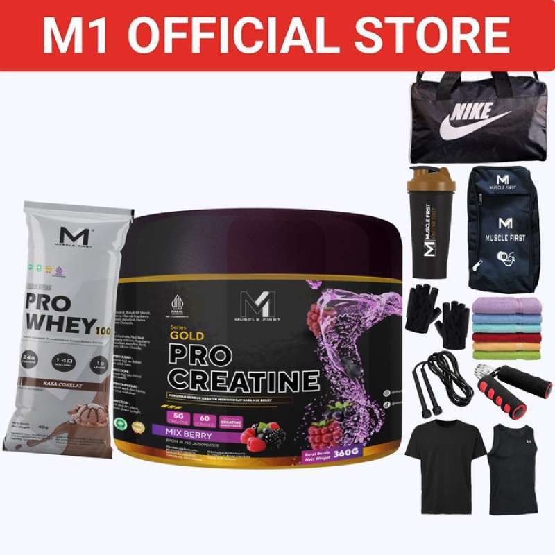 Promo Muscle First Gold Pro Creatine Monohydrate 360gram Suplemen ...