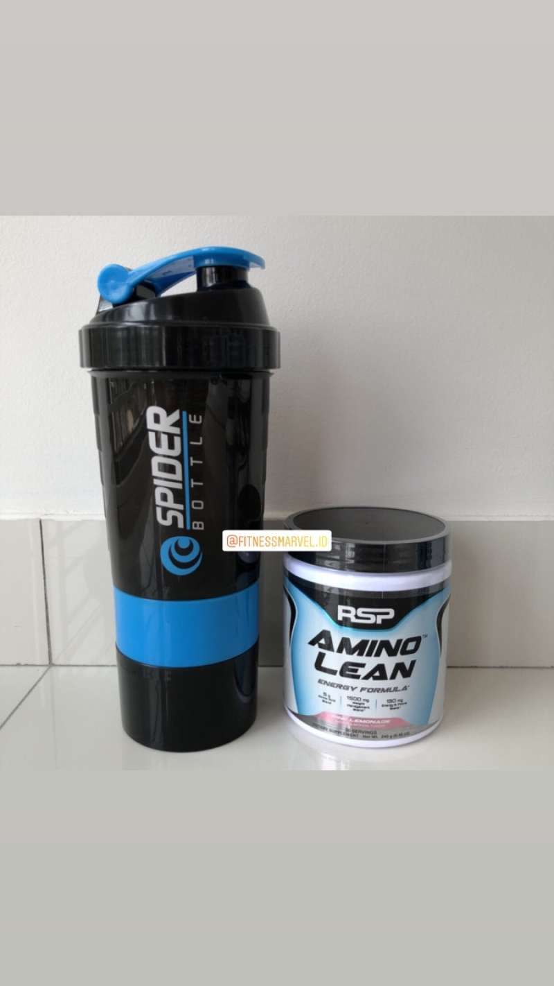 Promo Rsp Amino Lean 30x Suplemen Bcaa Intraworkout Spider Shaker Gym ...