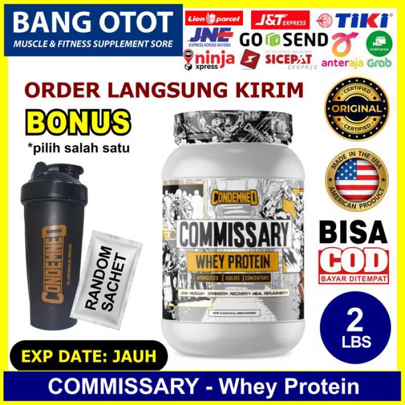 Promo Condemned Commissary Whey Protein 2 Lbs Hydrolyzed Isolate Concentrate Diskon 33% Di ...