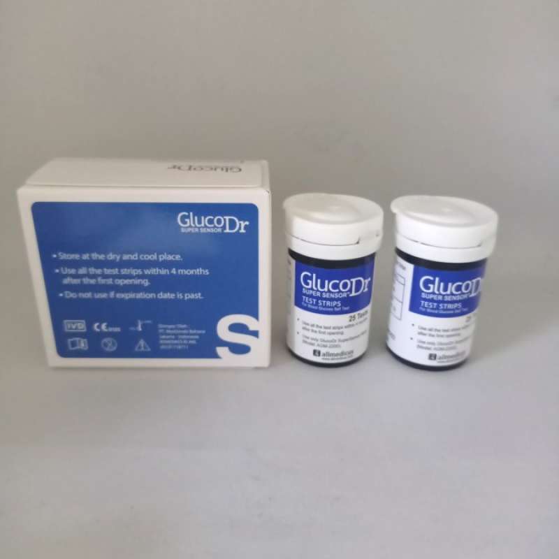 Promo Strip Gula Gluco Dr Super Sensor Glucose Isi 50pcs Diskon 33% Di ...